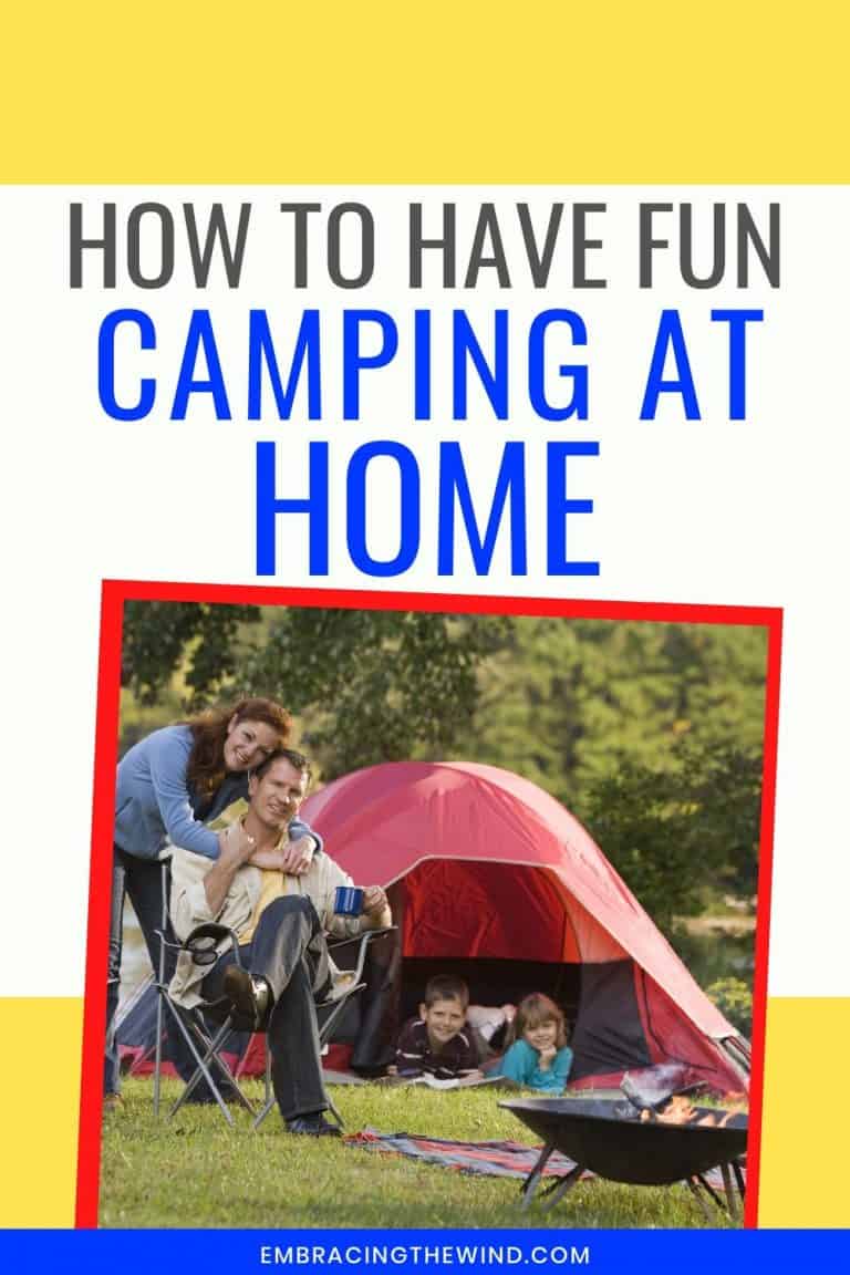 Don't Miss Out! Go Camping at Home - Embracing the Wind