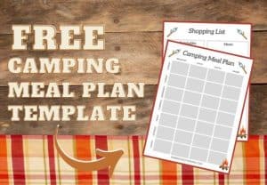 Favorite Camping Meal Plan Template + Free Printable